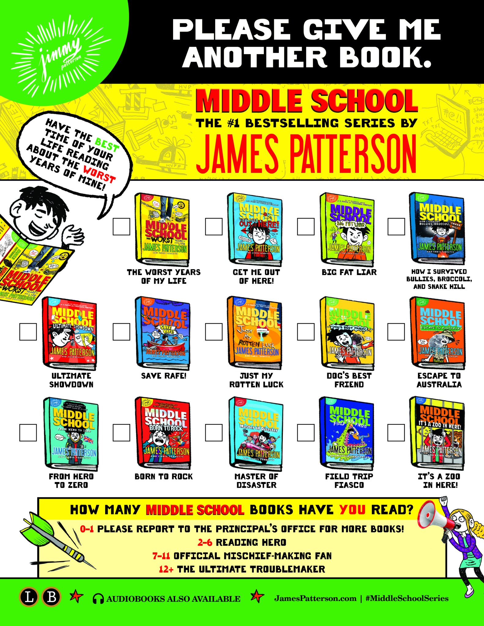 James Patterson – Books – Middle School Series | James Patterson
