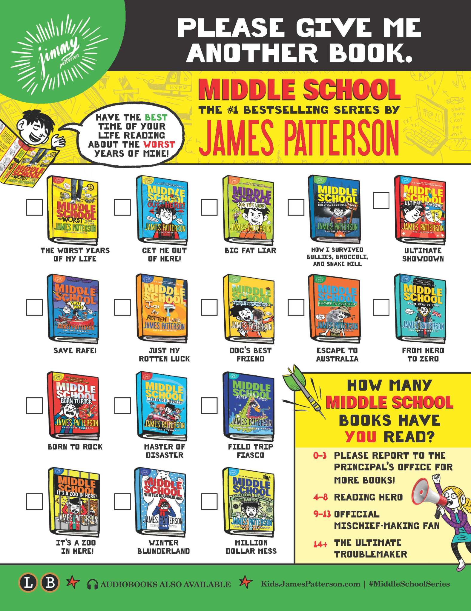 James Patterson – Books – Middle School Series | James Patterson