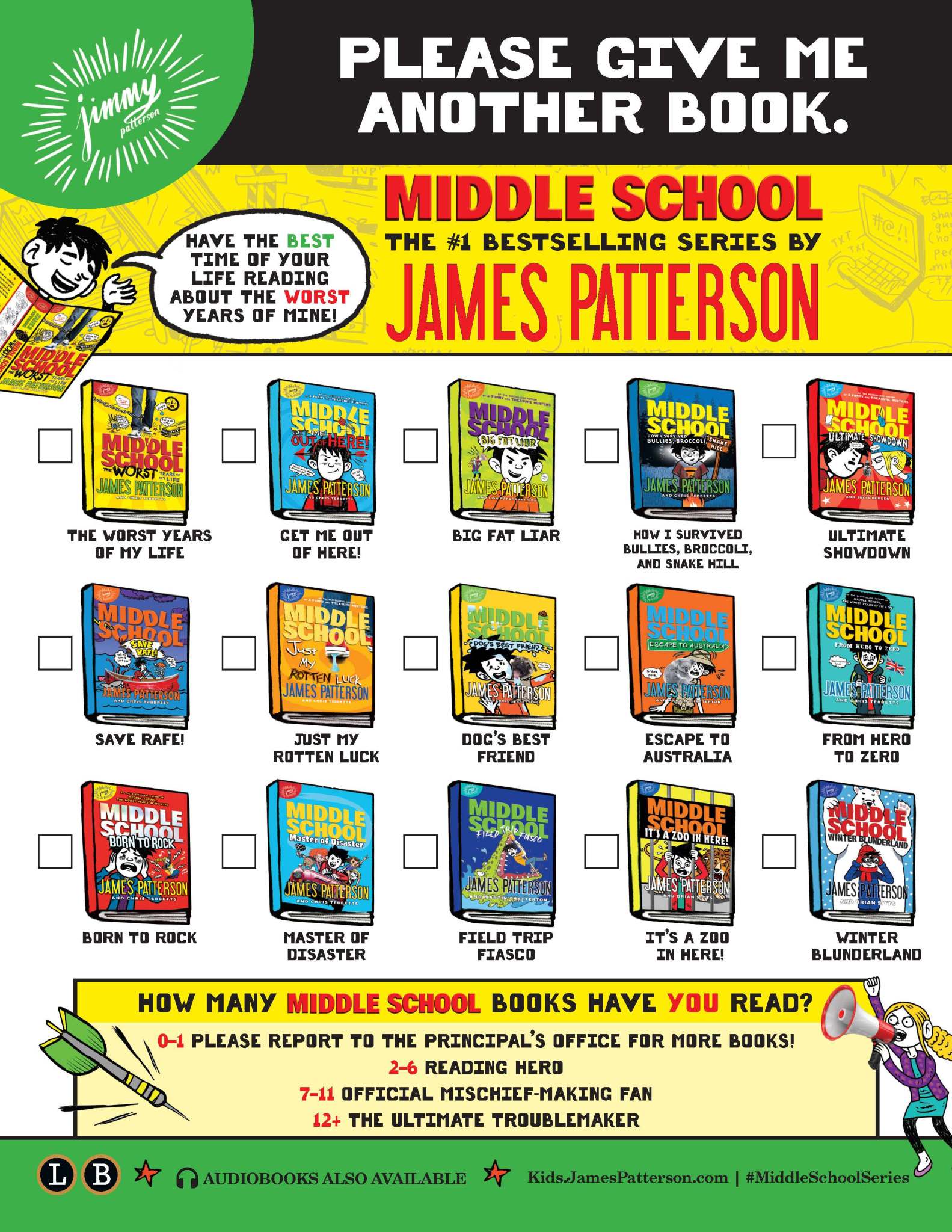 James Patterson – Books – Middle School Series | James Patterson