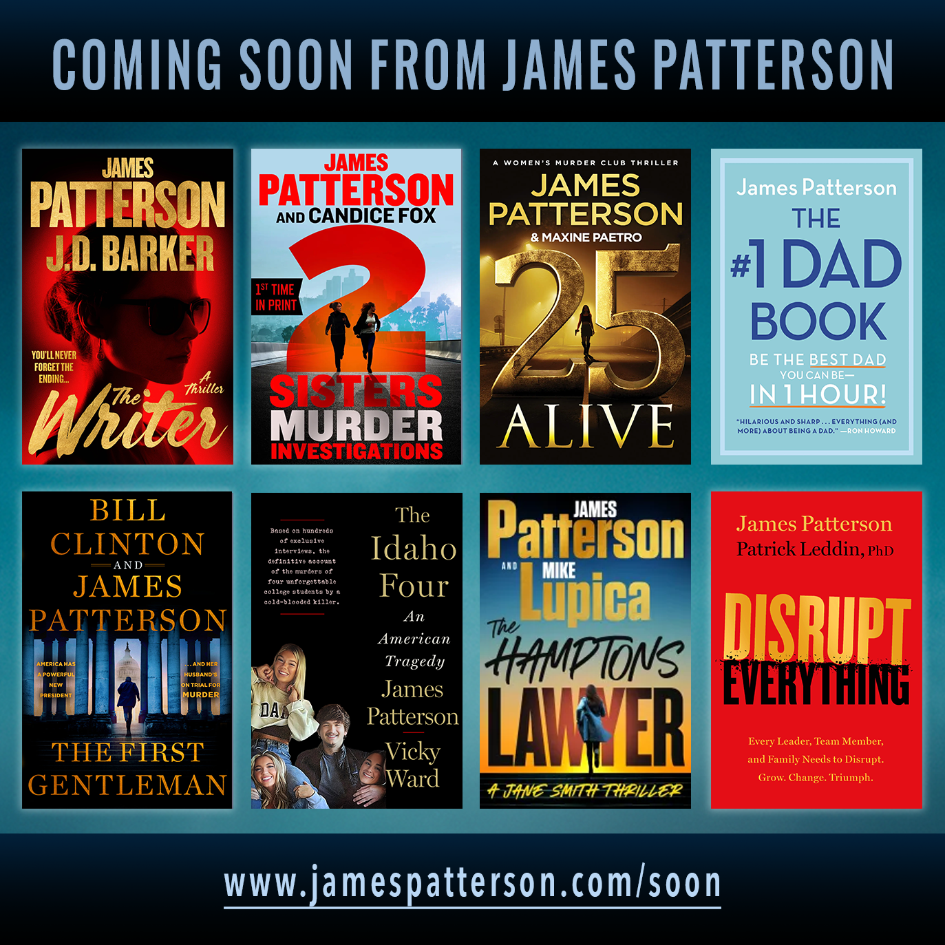 Forthcoming Titles by James Patterson | James Patterson